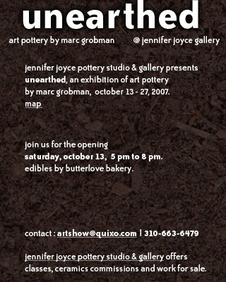 art pottery exhibition in santa monica, unearthed, by marc grobman at ...
